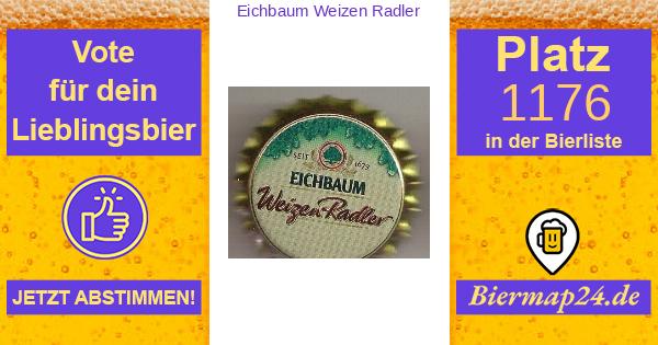 ᐅ Eichbaum Weizen Radler Platz 1280 » Test 2025 | Biermap24