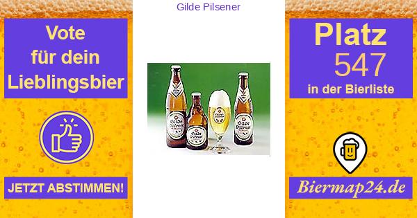 ᐅ Gilde Pilsener Platz 549 » Test 2025 | Biermap24