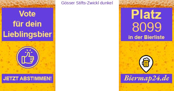 ᐅ Gösser Stifts-zwickl Dunkel Platz 8110 » Test 2025