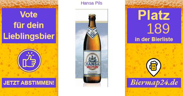 ᐅ Hansa Pils Platz 189 » Test 2026 | Biermap24