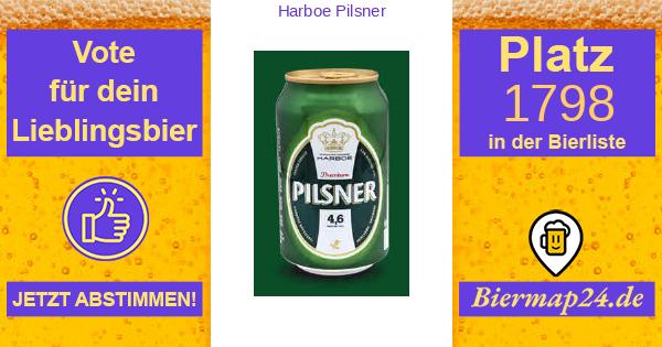 ᐅ Harboe Pilsner Platz 1872 » Test 2025 | Biermap24