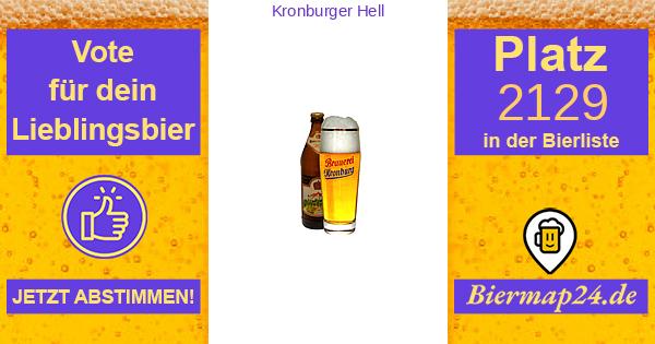 ᐅ Kronburger Hell Platz 2167 » Test 2025 | Biermap24