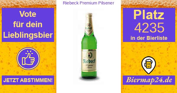 ᐅ Riebeck Premium Pilsener Platz 4382 » Test 2025